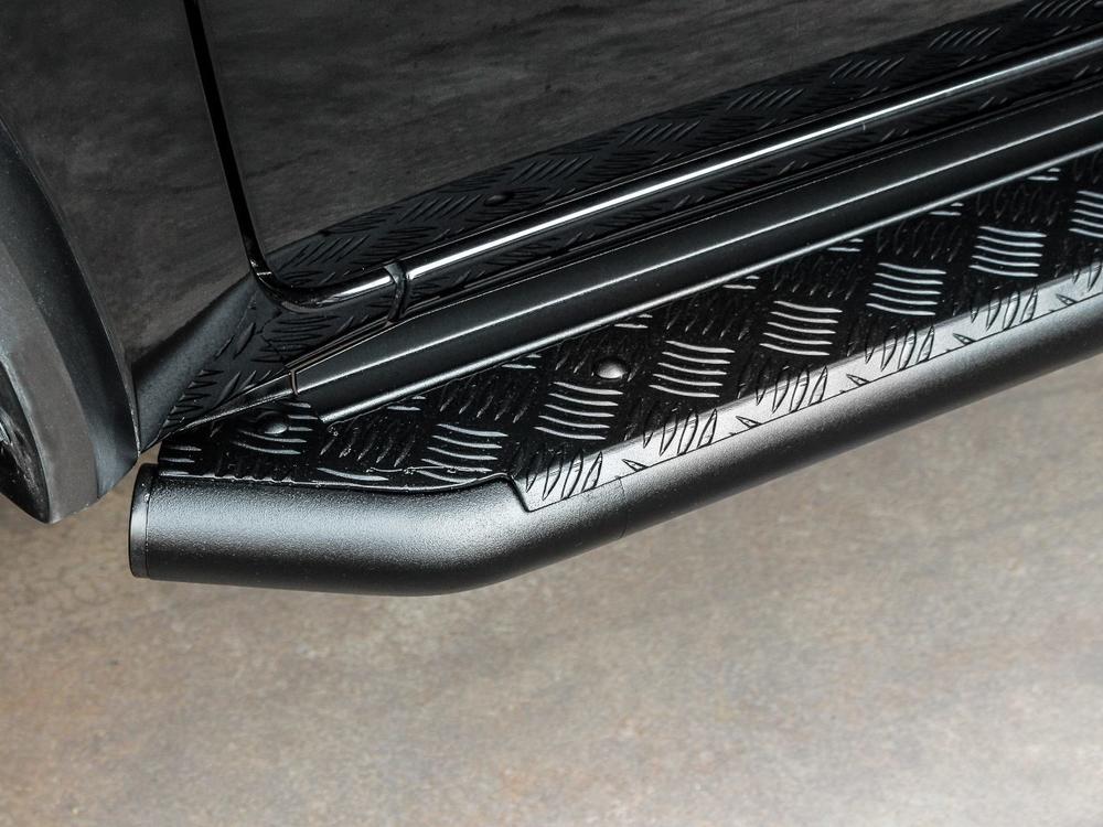 Side Step (Can use for rails, Black) to suit Toyota Fortuner GUN156R ...